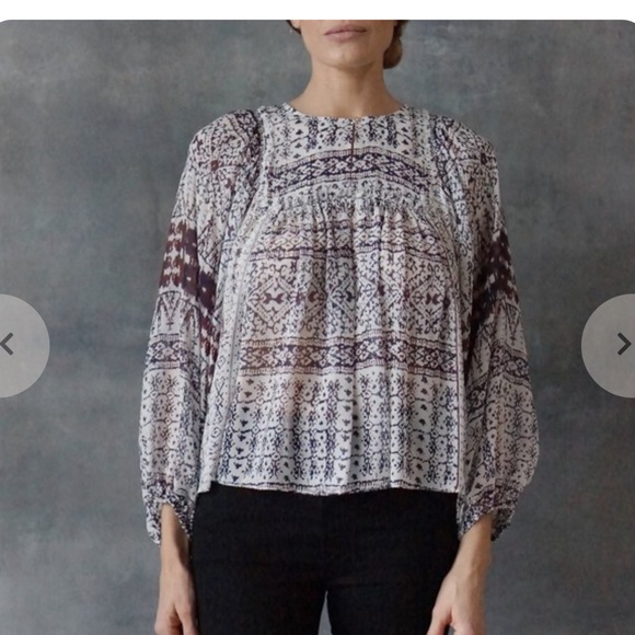 Ulla Johnson | Tops | Ulla Johnson Belen Long Sleeve Snow Top Sz 8 ...